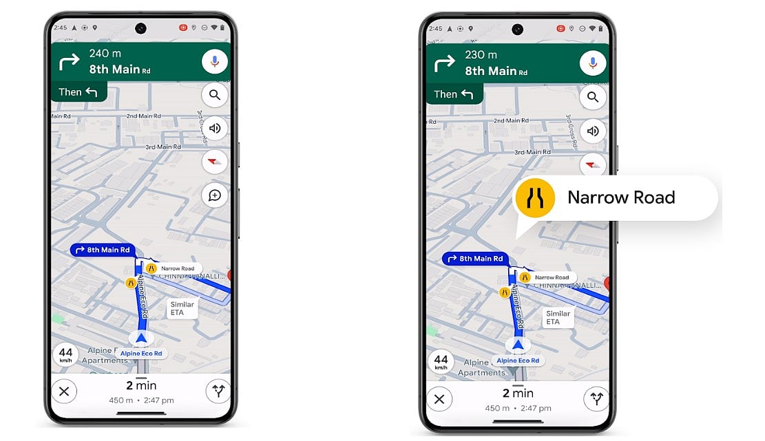 Google Maps to mark flyovers, narrow roads in India with AI-powered features